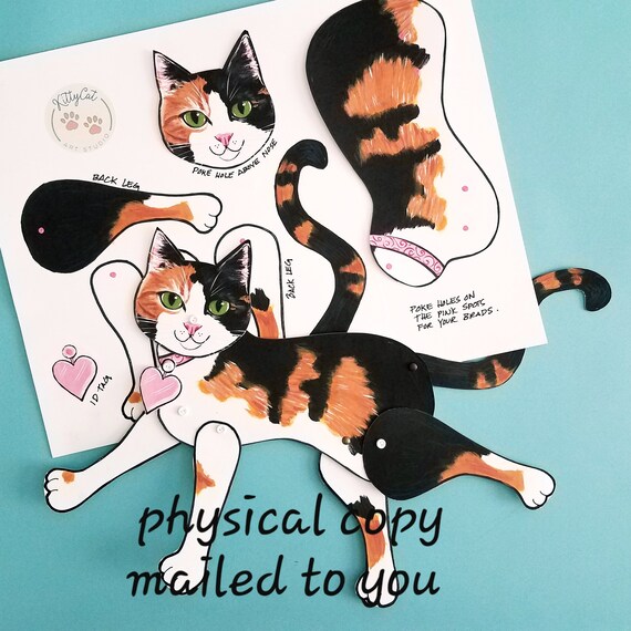 Calico Cat Puppet
