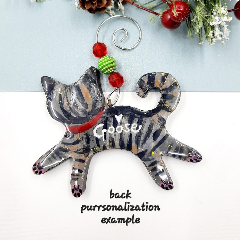 Crying Kitten, Handmade Tortoiseshell Cat Ornament: Tortitude, Meow - Etsy