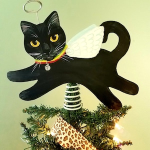 Custom Cat Tree Topper Cat Memorial Gift Cat Angel - Etsy