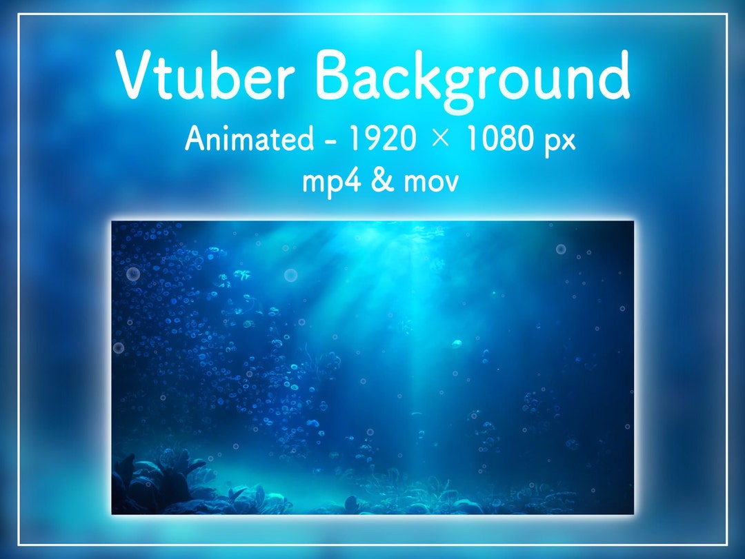 Illuminated Ocean Floor - Vtuber Animated Backdrop | Deep Sea ...