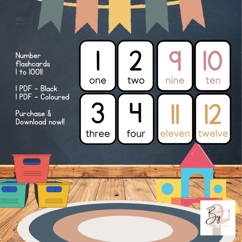 Printable Number Flashcards, Numbers Activities Resources, Printable ...