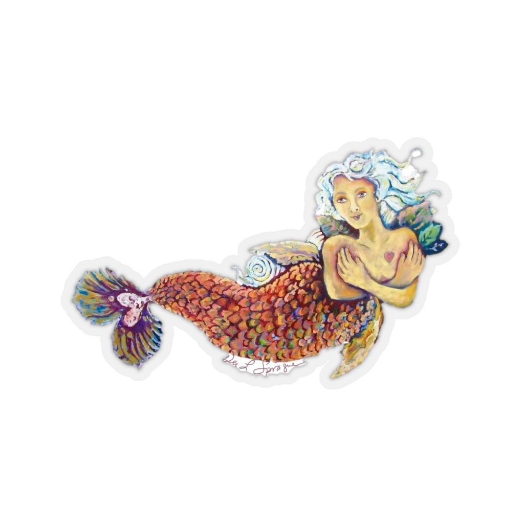 Mermaid Hugs Stickers | Etsy