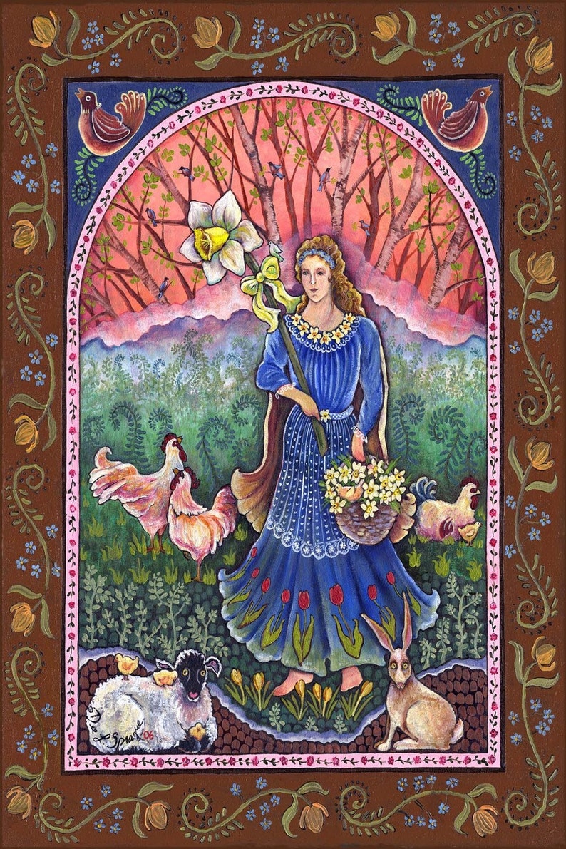Spring Maiden Large Print by Dee Sprague - Etsy