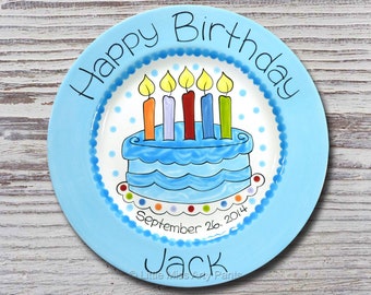 Ceramic Birthday Plate | Etsy