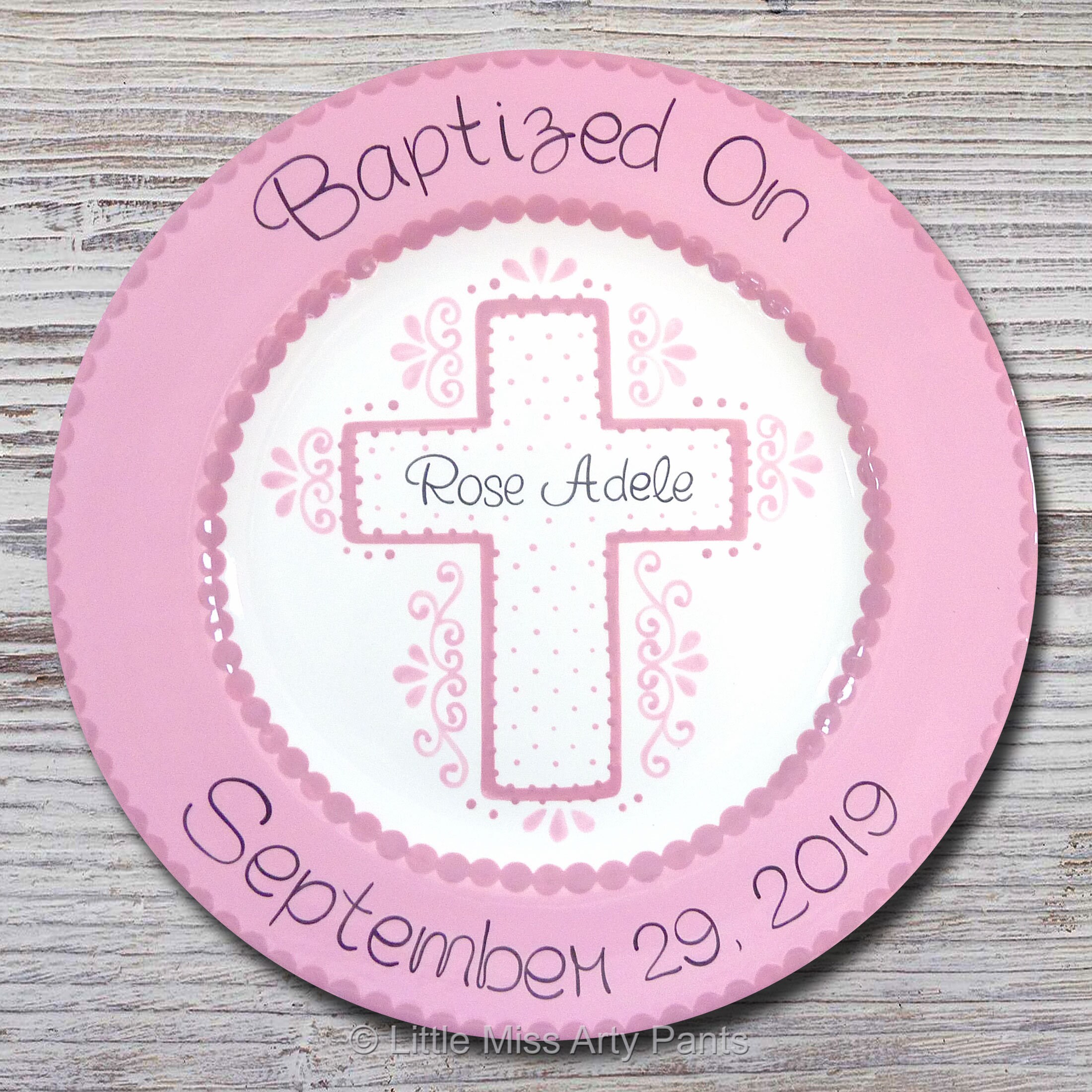 Personalized Baptism & Communion Plates Personalized Ceramic | Etsy