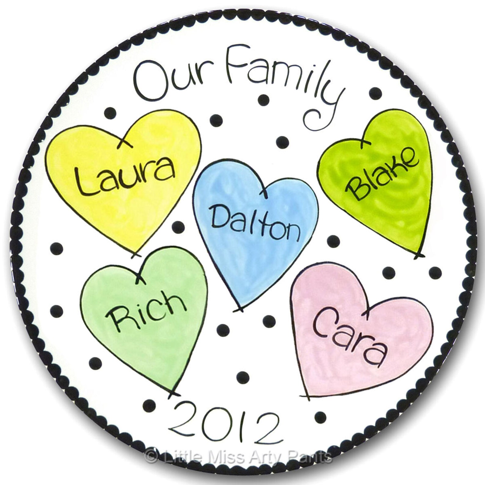 Personalized Family Plate Our Family Family Plate Etsy personalized-family-plate-our-family-family-plate-etsy