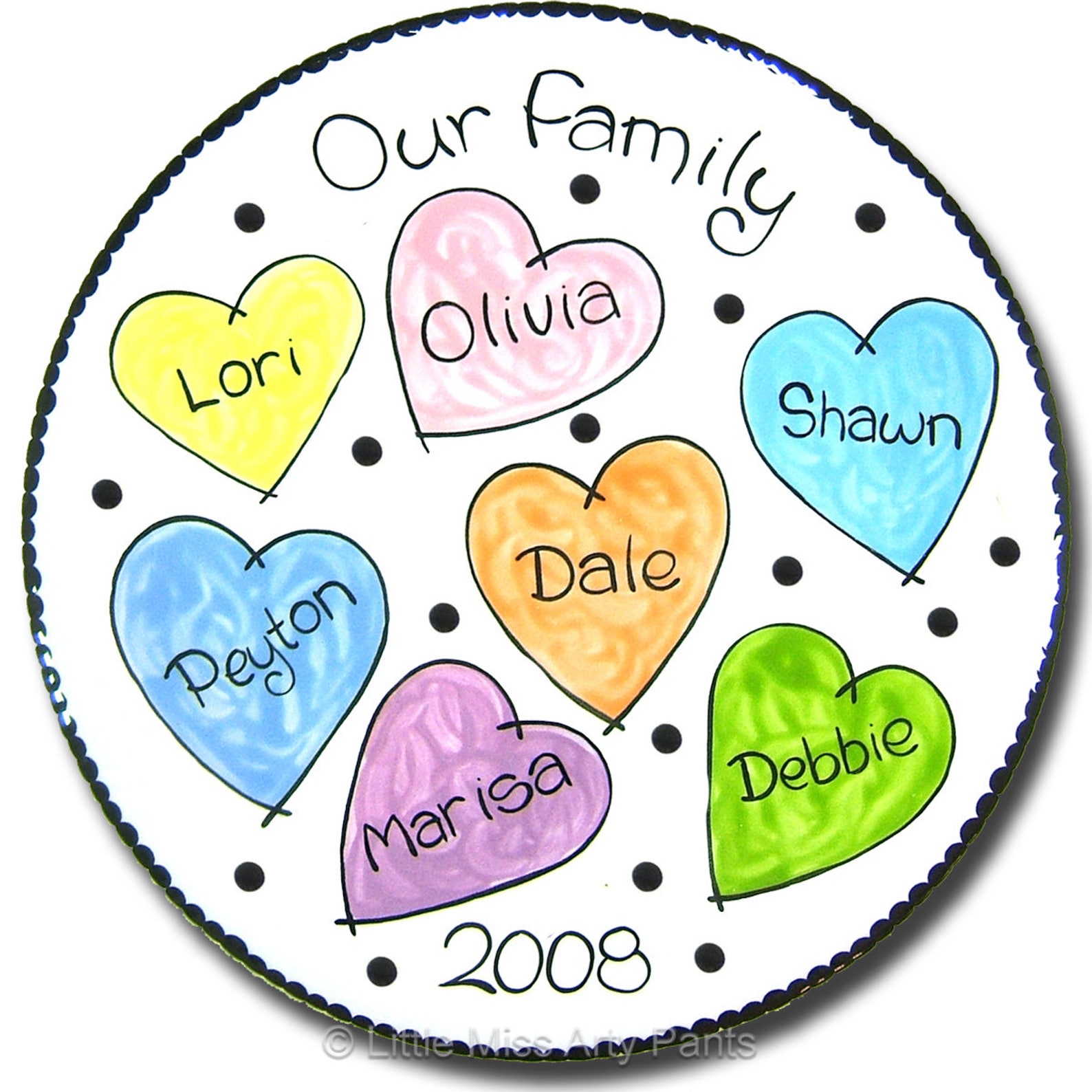 Personalized Family Plate Our Family Family Plate Etsy personalized-family-plate-our-family-family-plate-etsy