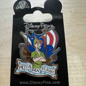 Disney Peter Pan Flight Attraction Pin - Etsy