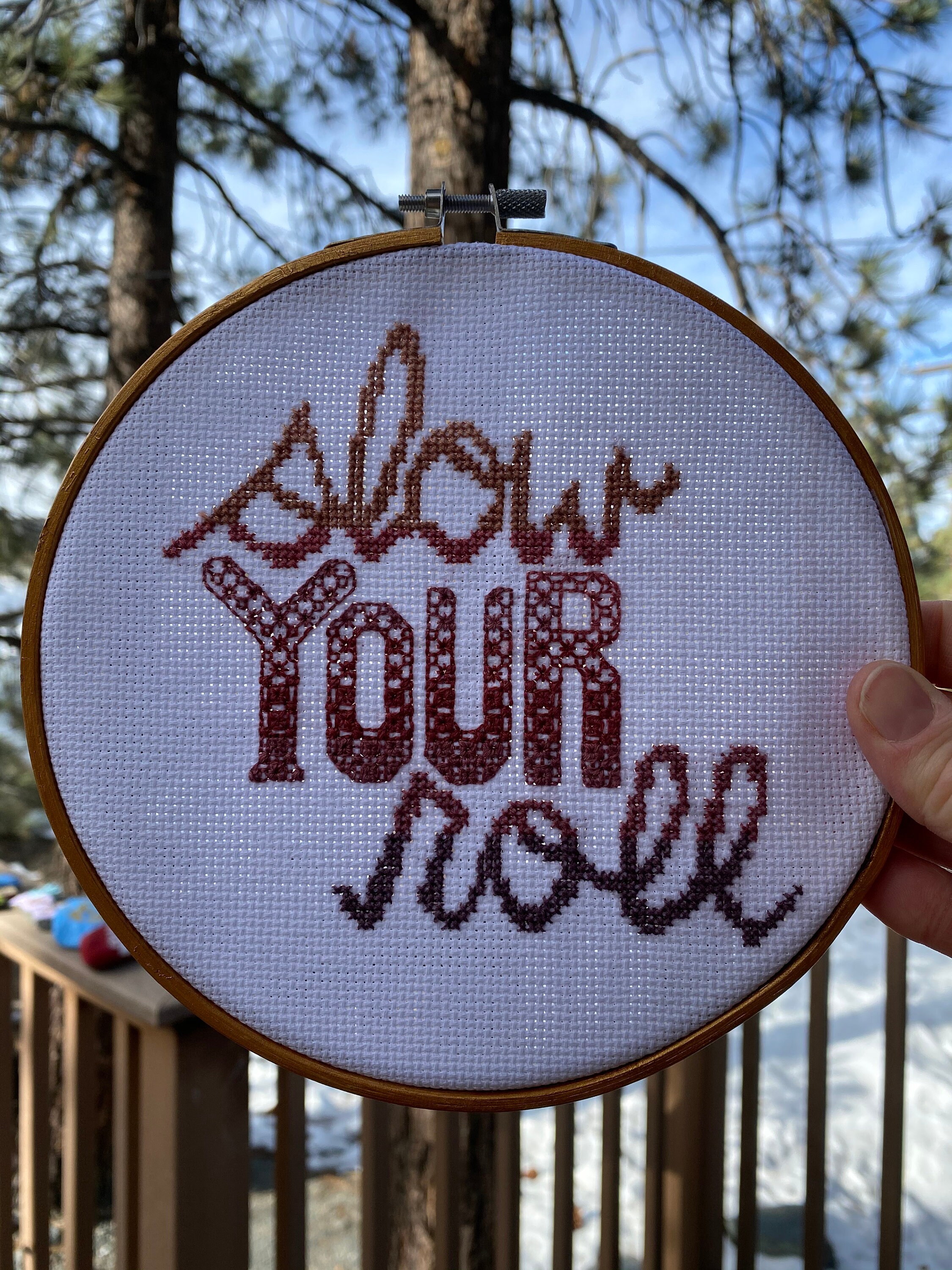 Slow Your Roll Cross Stitch Pattern - Etsy