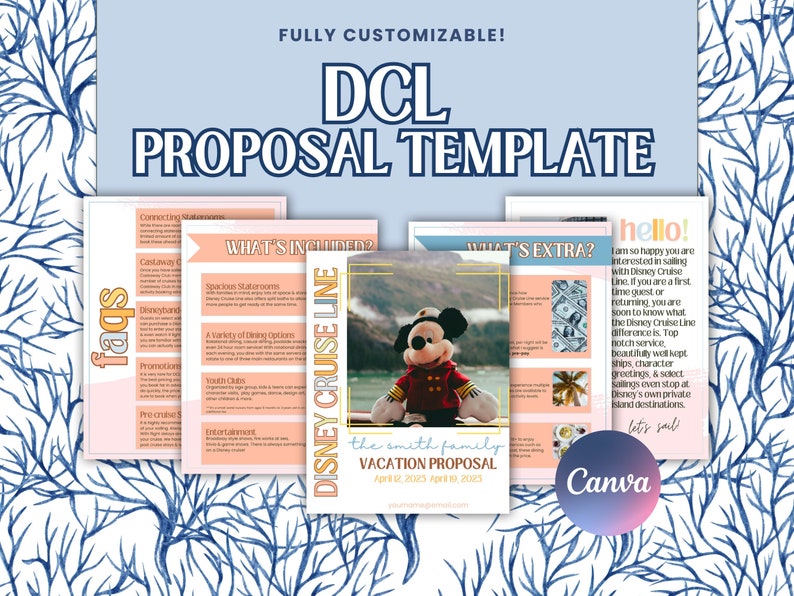 DCL Proposal Template: Travel Agent Cruise Quote (canva) - Etsy