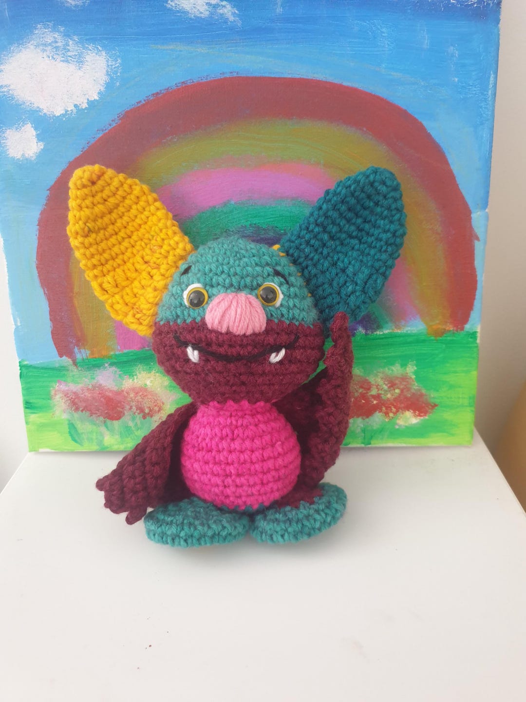 Crochet Plush Troll Bat - Etsy