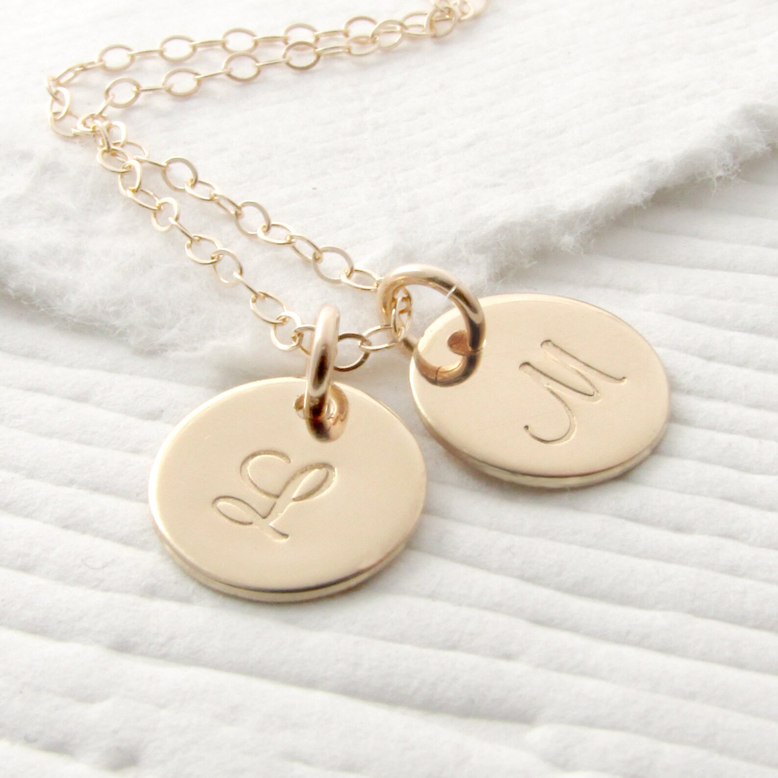 Solid Gold Personalized Necklace Personalized Jewelry 14k Gold - Etsy
