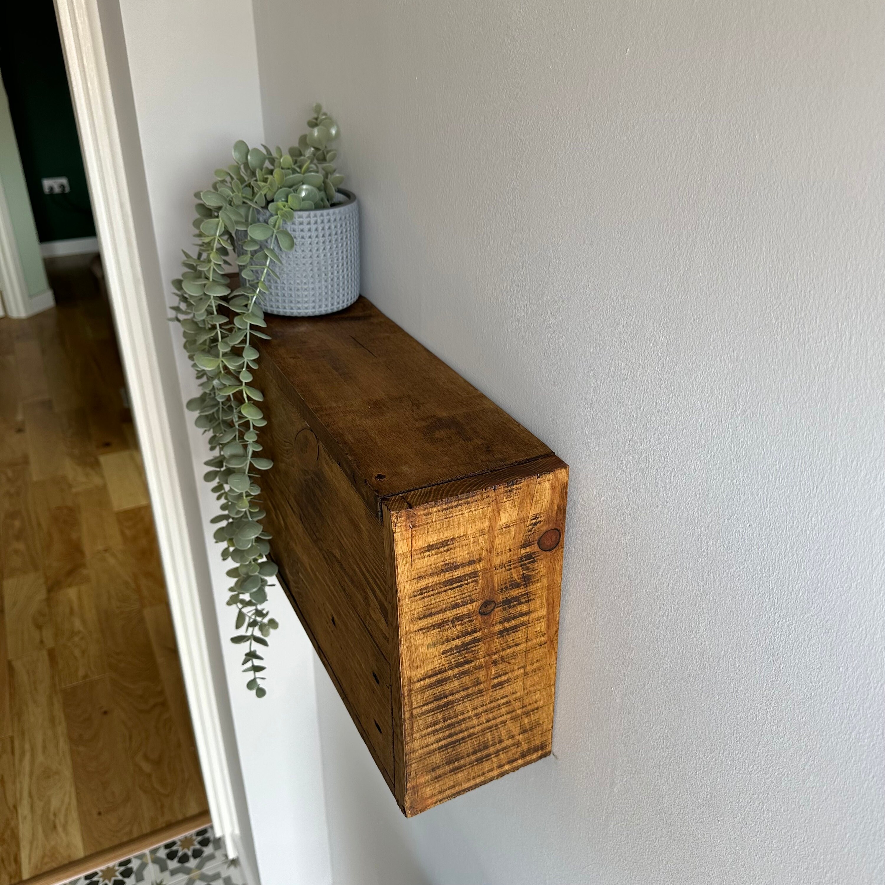 Rustic Reclaimed Wood Fusebox Cover - Etsy