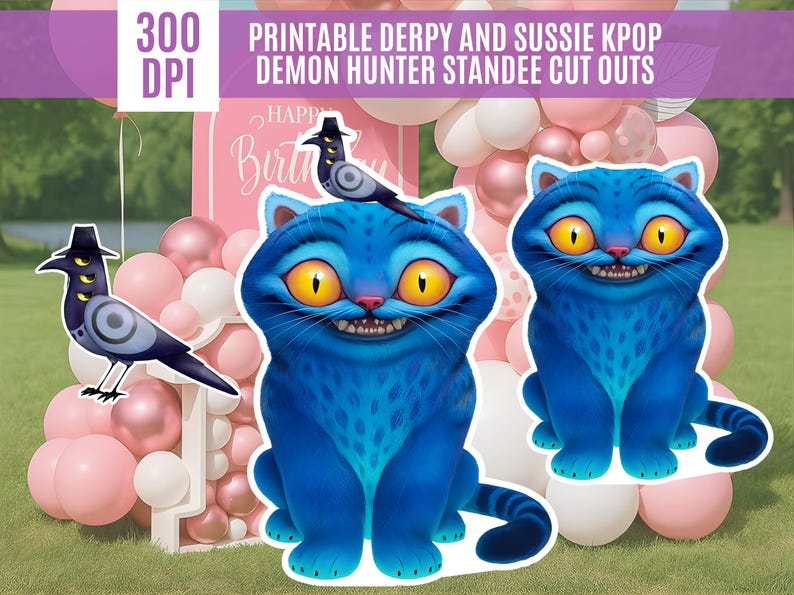 Printable Kpop Demon Hunters Derpy Standee | Printable Cutout | 300 DPI ...