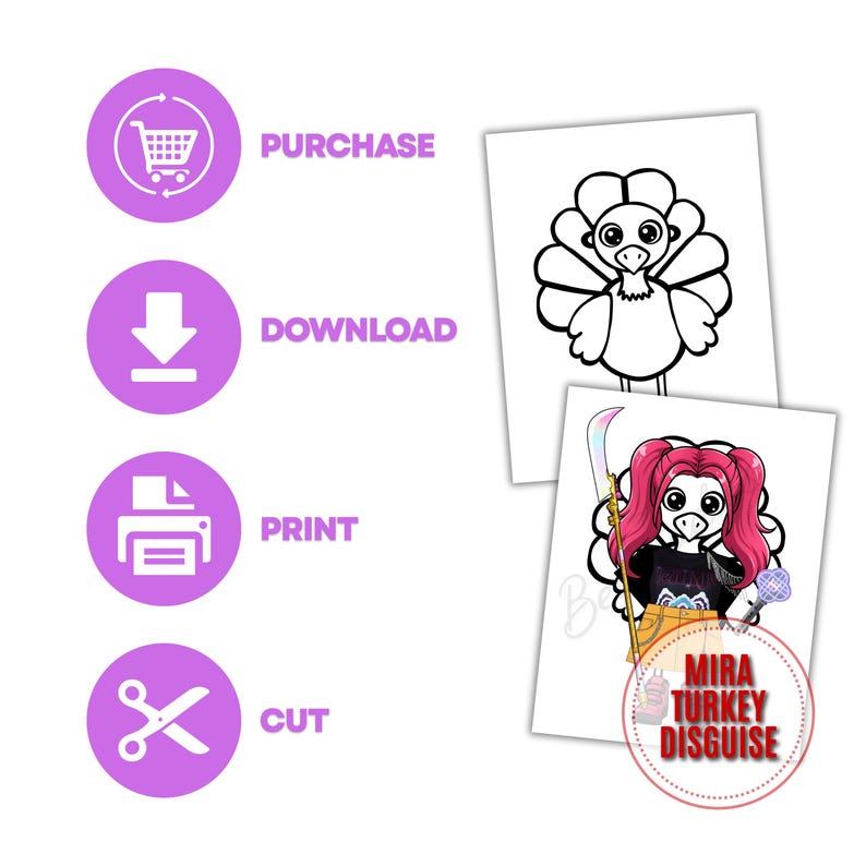 KPOP Demon Hunters Turkey Disguise Printable, Kpop Star Turkey, Kpop ...