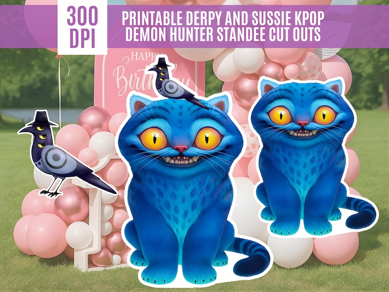 Printable Kpop Demon Hunters Derpy Standee | Printable Cutout | 300 DPI ...