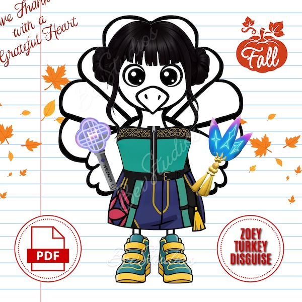 Kpop Star Turkey Disguise - Etsy