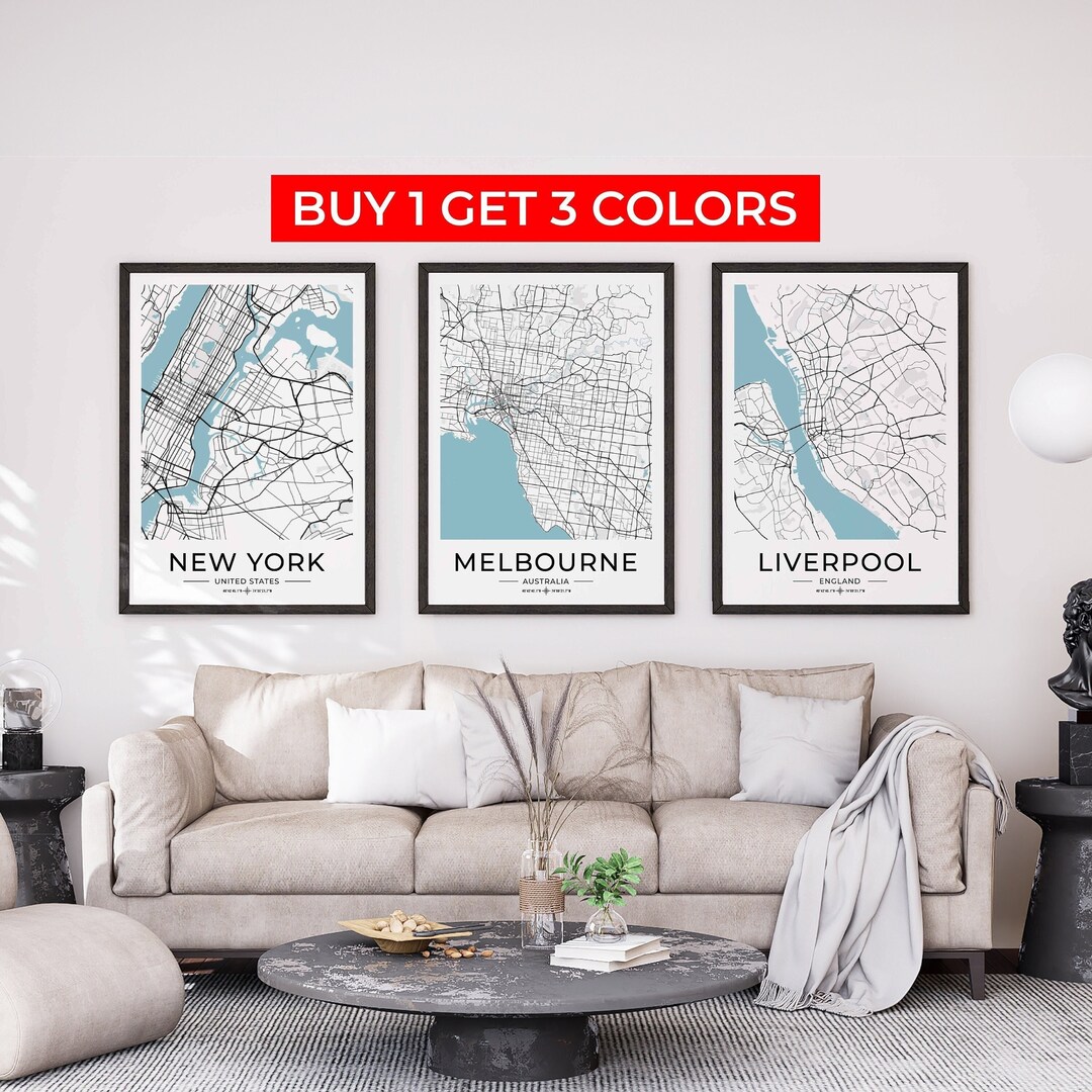 Customize Map Poster, Map Art, City Maps, Map Print, City Map Print ...