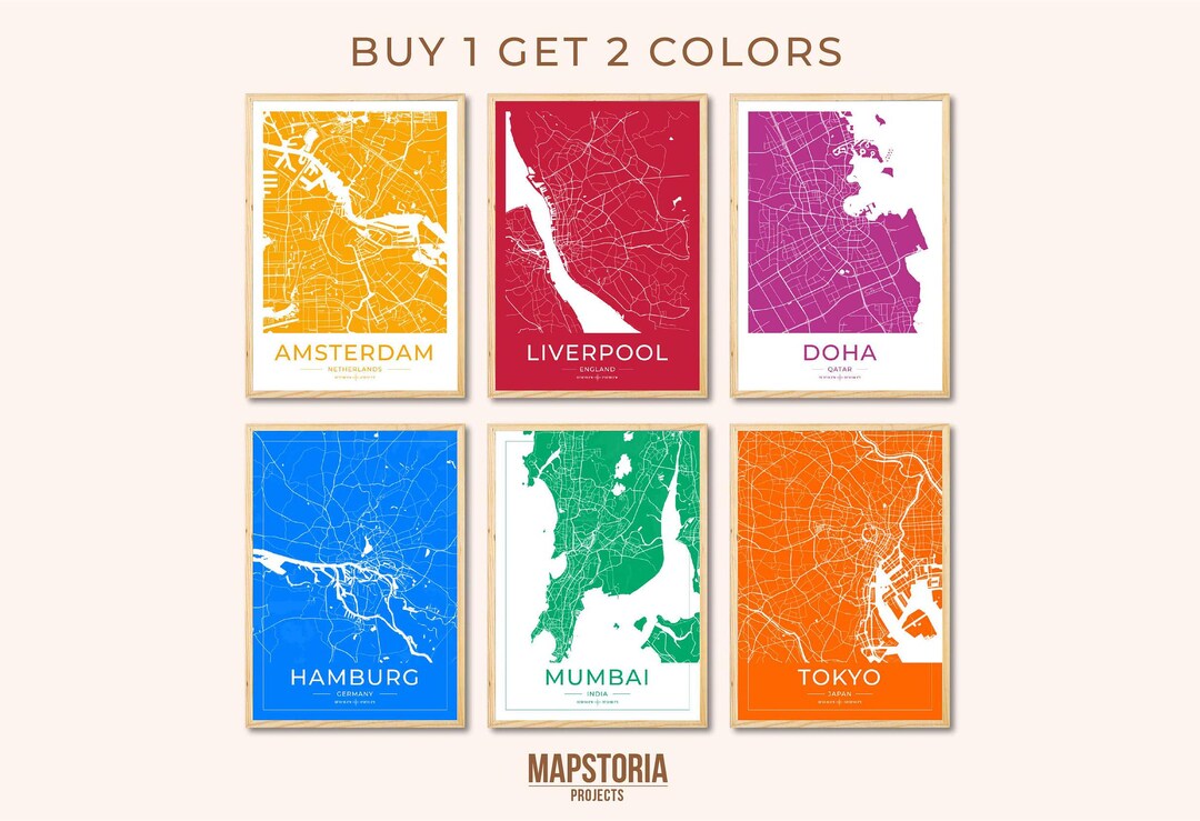 Customize Map Poster, Map Art, City Maps, Map Print, City Map Print ...