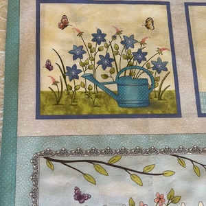 Butterfly Garden Panel by Benartex - Etsy