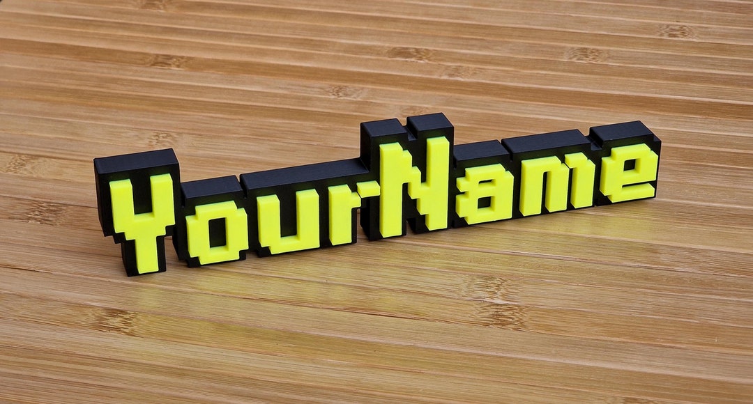 Personalized Runescape Themed Nameplate / 3D Printed Sign Decoration ...