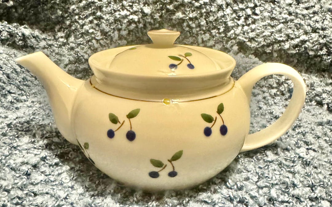 Never Been Used Teapot With Metal Strainer Inside - Etsy