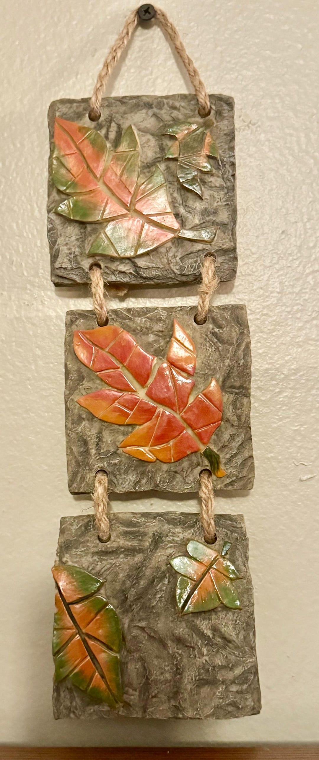 Mini Panel Leaf Wall Art - Etsy