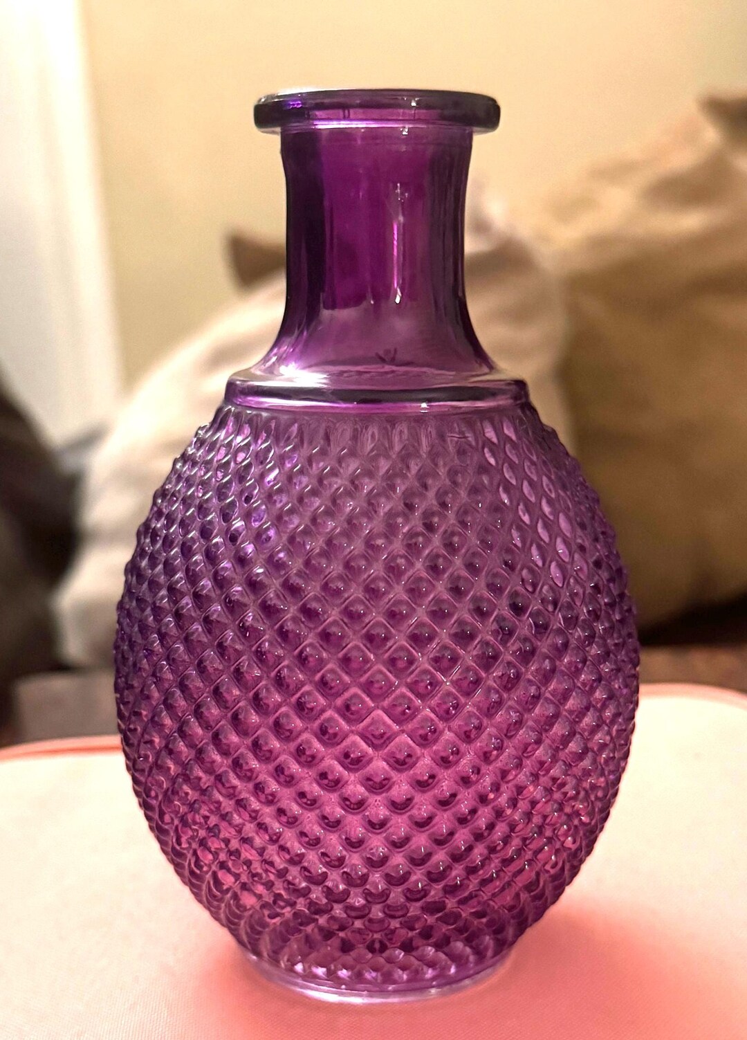 Beautiful Purple Diamond Pattern With Star Bottom - Etsy