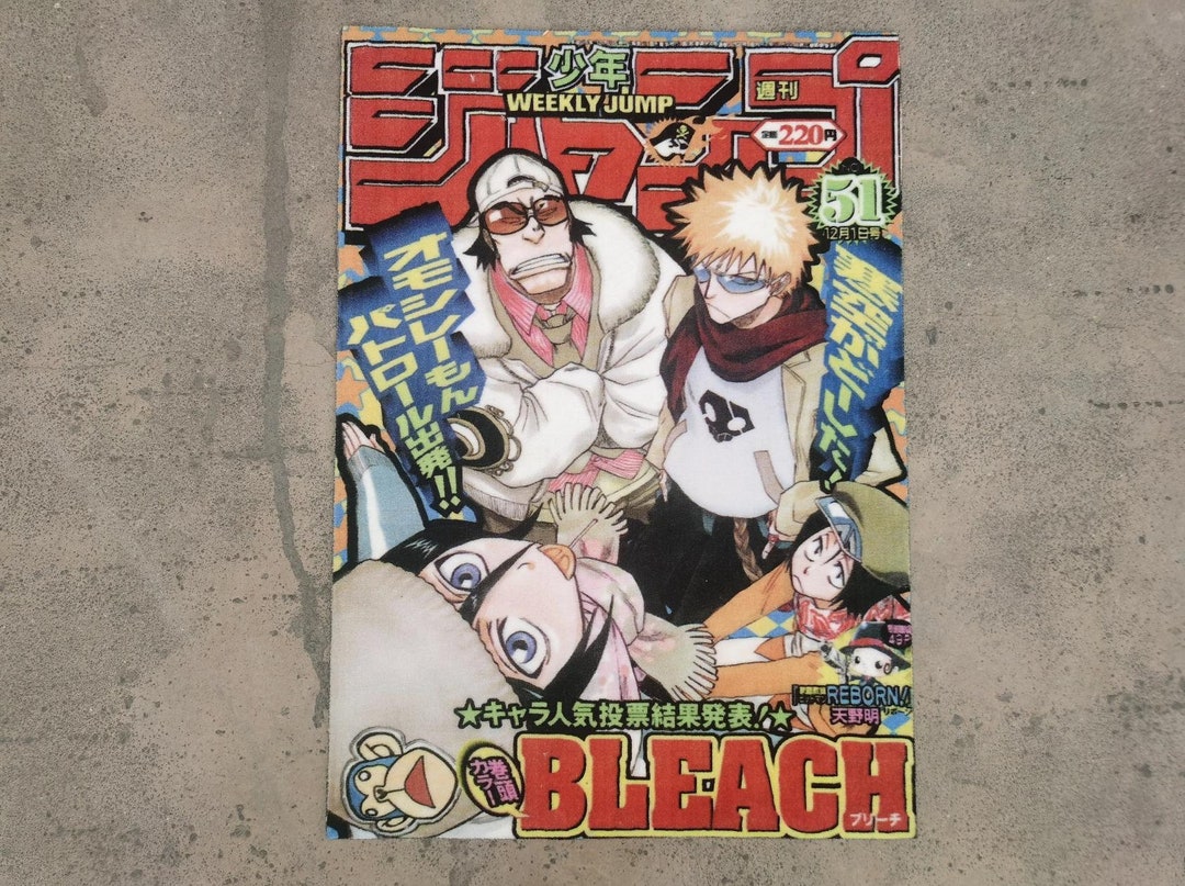 Original Bleach Manga Cover Area Rug, Ichigo Kurosaki Bleach Anime Rug ...