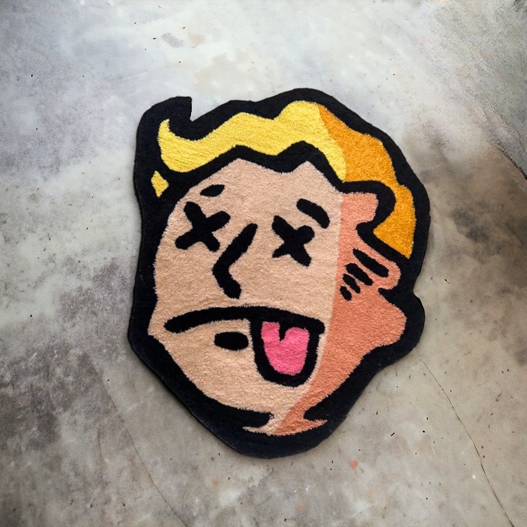 Fallout Vault Boy Tufted Rug, Fallout Vault Tec Video Game Rug, Fallout ...