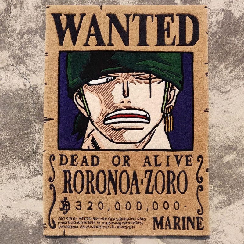 One Piece Zoro Bounty Poster - Etsy