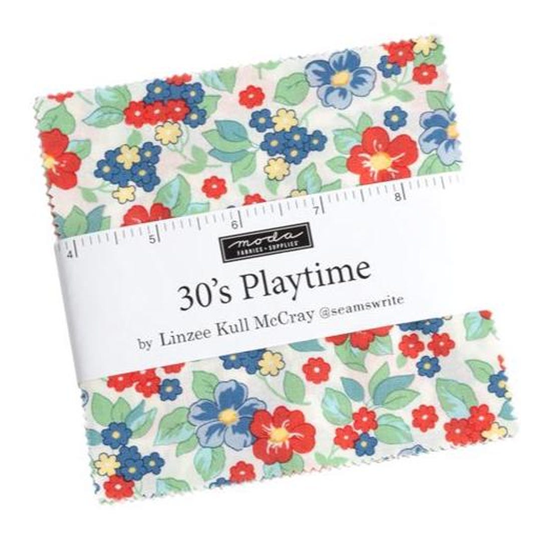 30s Playtime Charm Pack by Linzee Kull Mccray for Moda Fabrics - Etsy