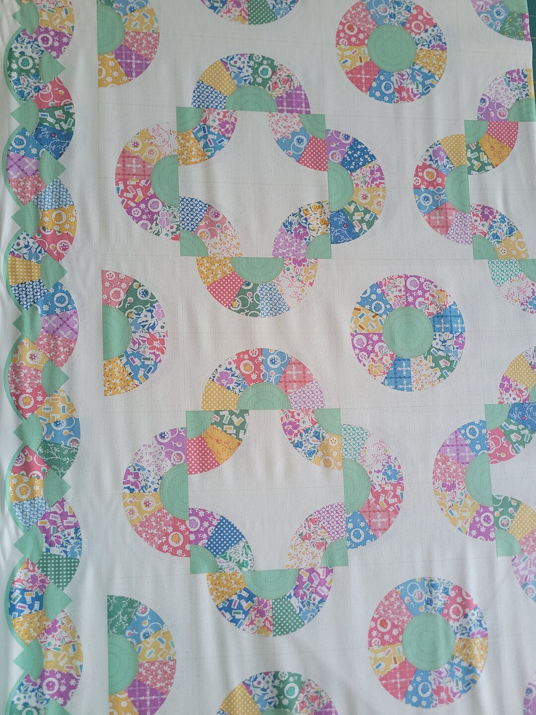 Past Perfect Dresden Cheater Cloth Fabric From Exclusively Quilters - Etsy