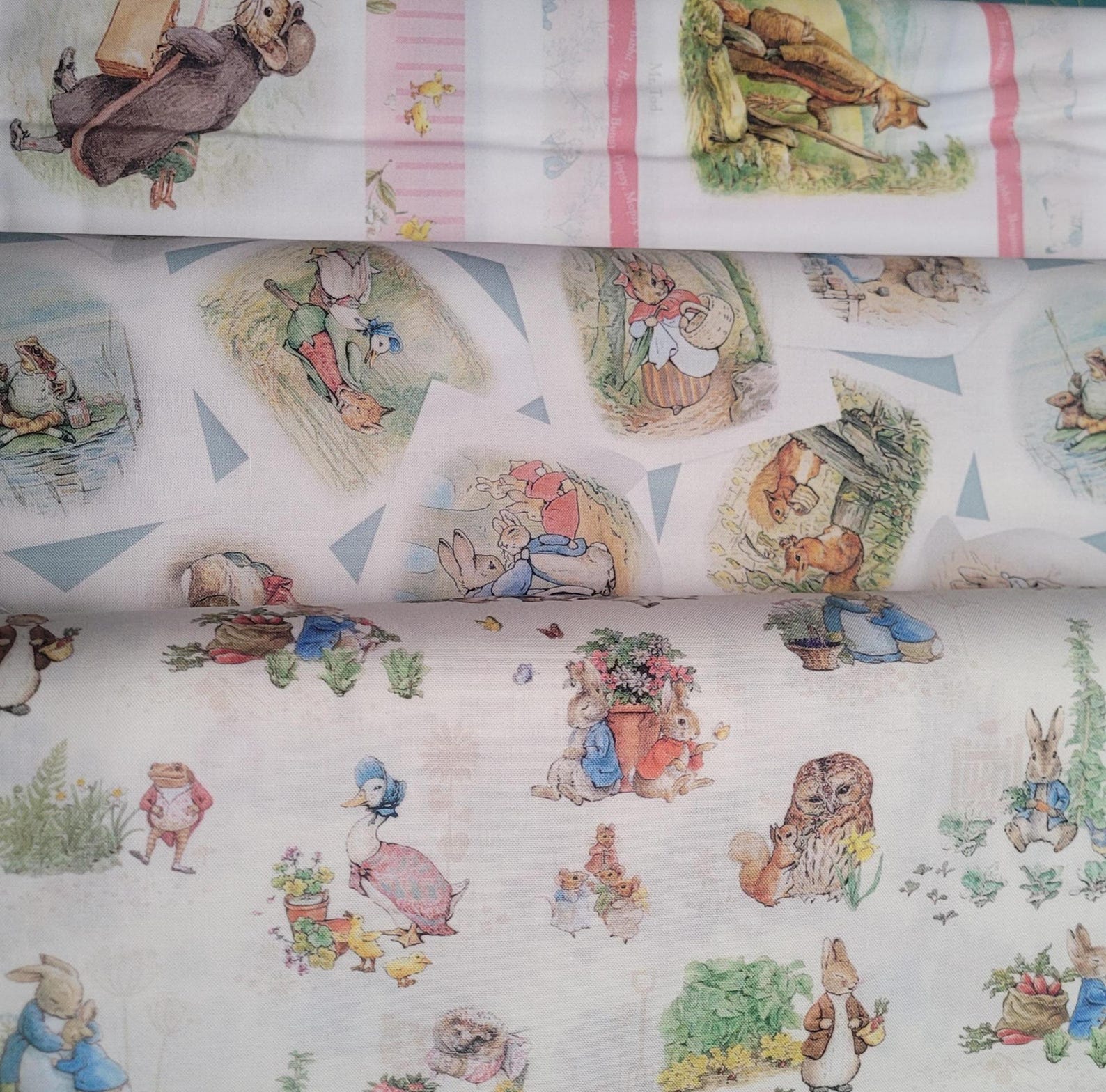Beatrix Potter Petter Rabbit & Friends Fabrics (per Half Yard) - Etsy