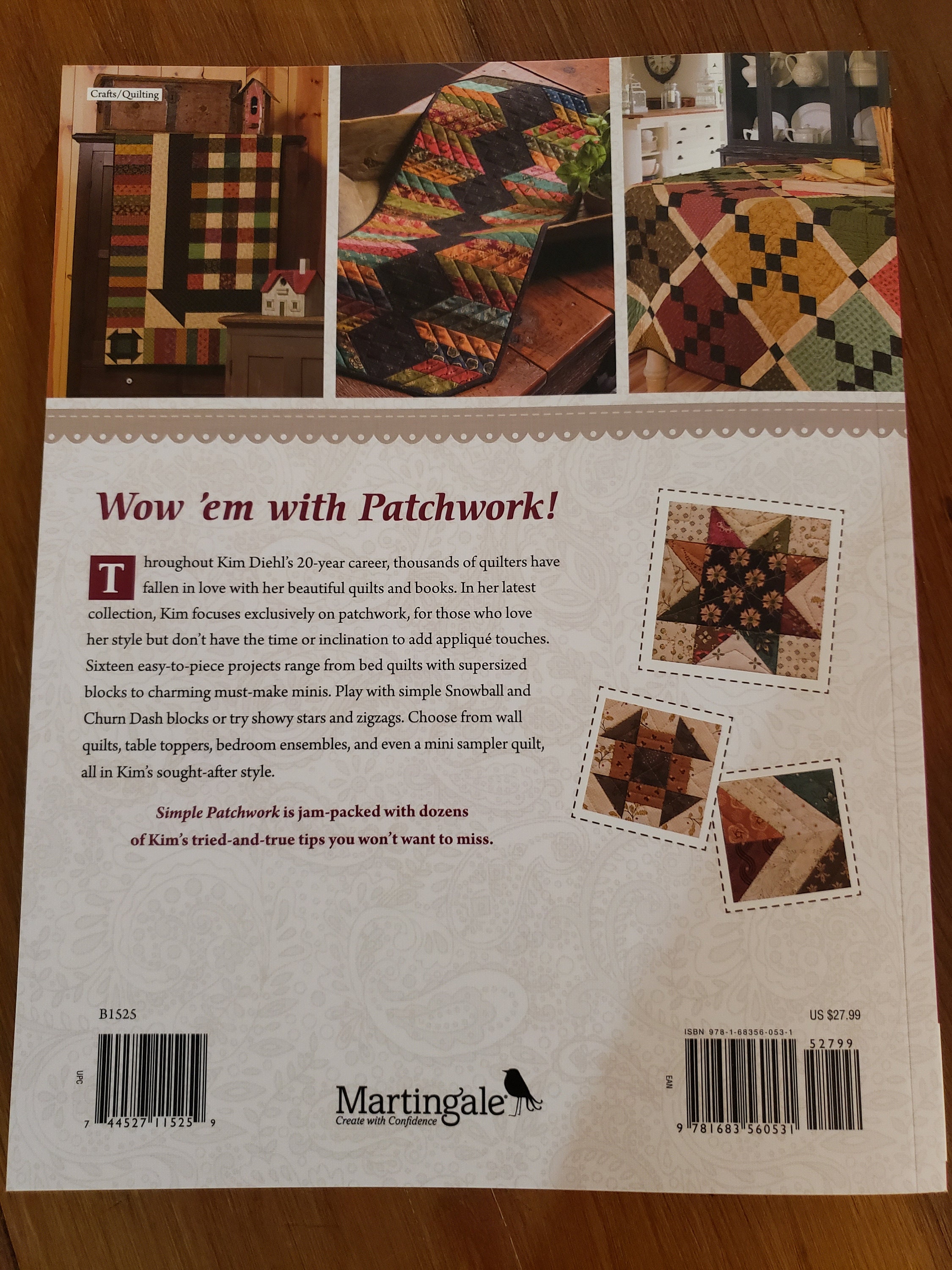 Simple Patchwork Quilt Book by Kim Diehl - Etsy