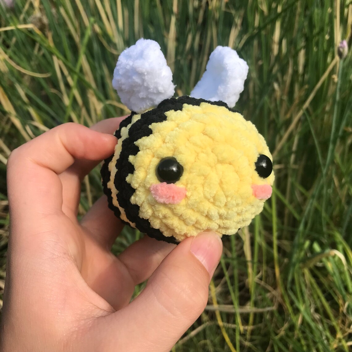 Crochet 2 in 1 Bumble Bee PDF Pattern in English | Crochet Mini Bumble ...
