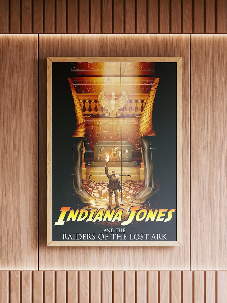 Raiders of the Lost Ark Movie Poster | INDIANA JONES | Movie Canvas ...