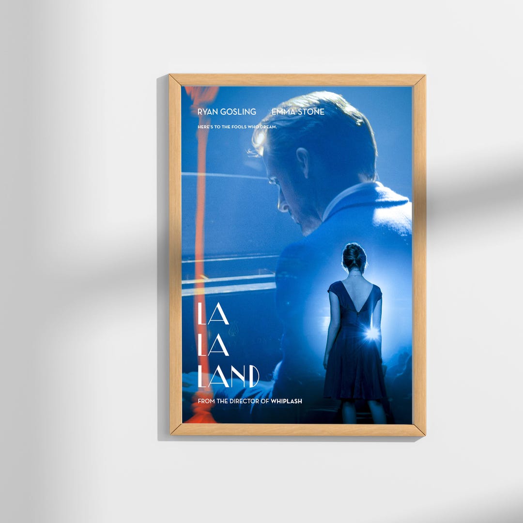 LA LA LAND Poster Lalaland Poster Modern Minimalist Wall Art Home Decor ...