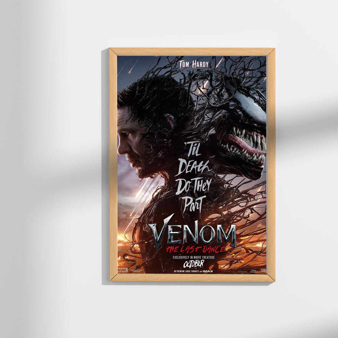 Venom the Last Dance Poster | Venom Poster| Modern Minimalist Wall Art ...