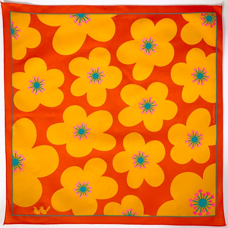 Flower Bandana - Etsy