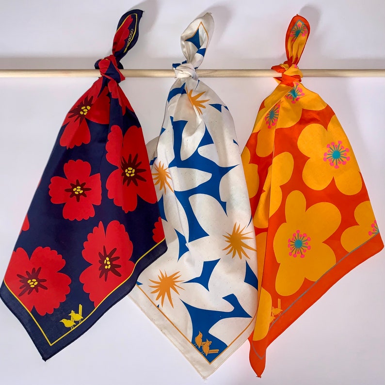 Flower Power Bandana Series - Etsy