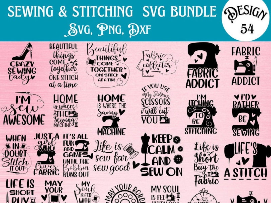 Sewing SVG Bundle, Sewing SVG, Sewing Machine SVG, Stitch Queen Svg ...
