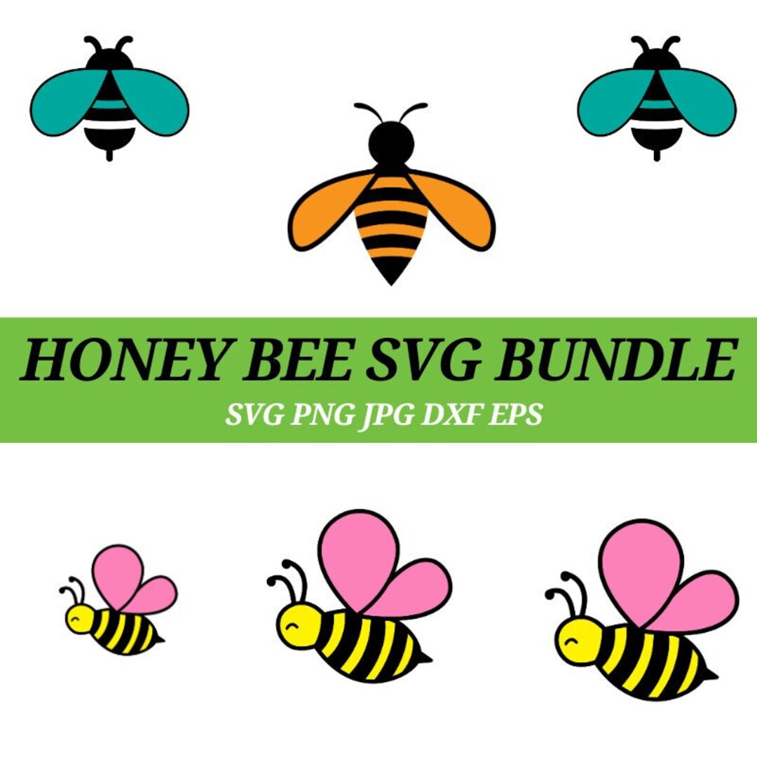 Bee Svg Bundle, Honey Bee Svg, Bumble Bee Svg, Bee Kind Svg, Save the ...