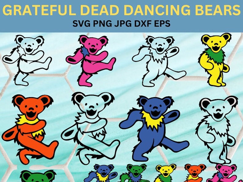 Dancing Bears Svg,bears Png, Dxf, Pdf, Dancing Bears Vector, Digital ...