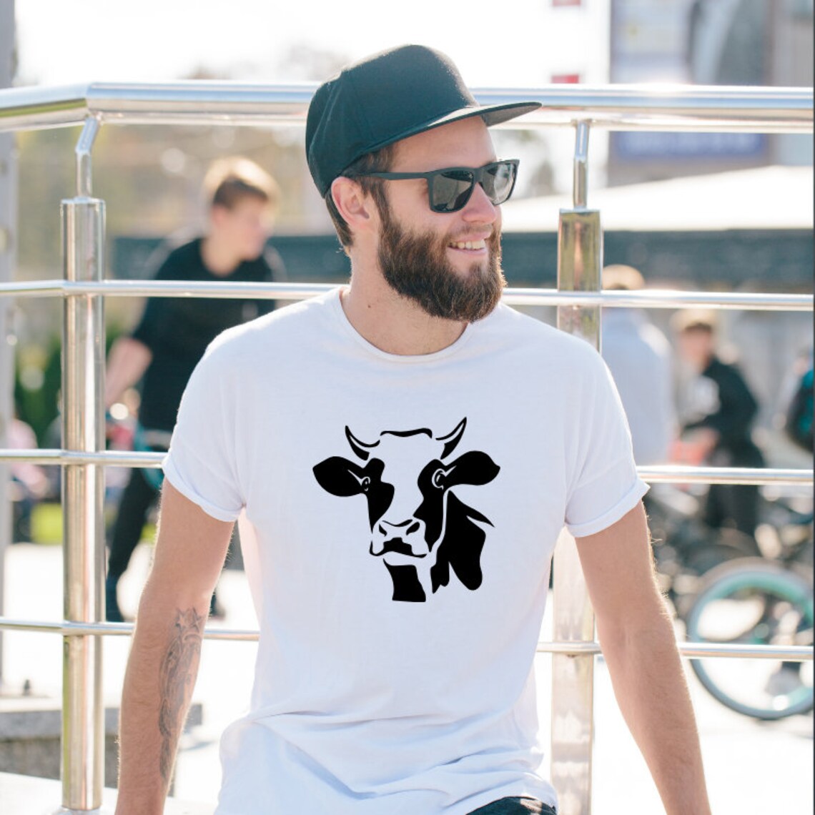 Cow Svg, Cow Silhouette, Cow Png, Cow Face Cut Files, Cow Dxf, Cow ...