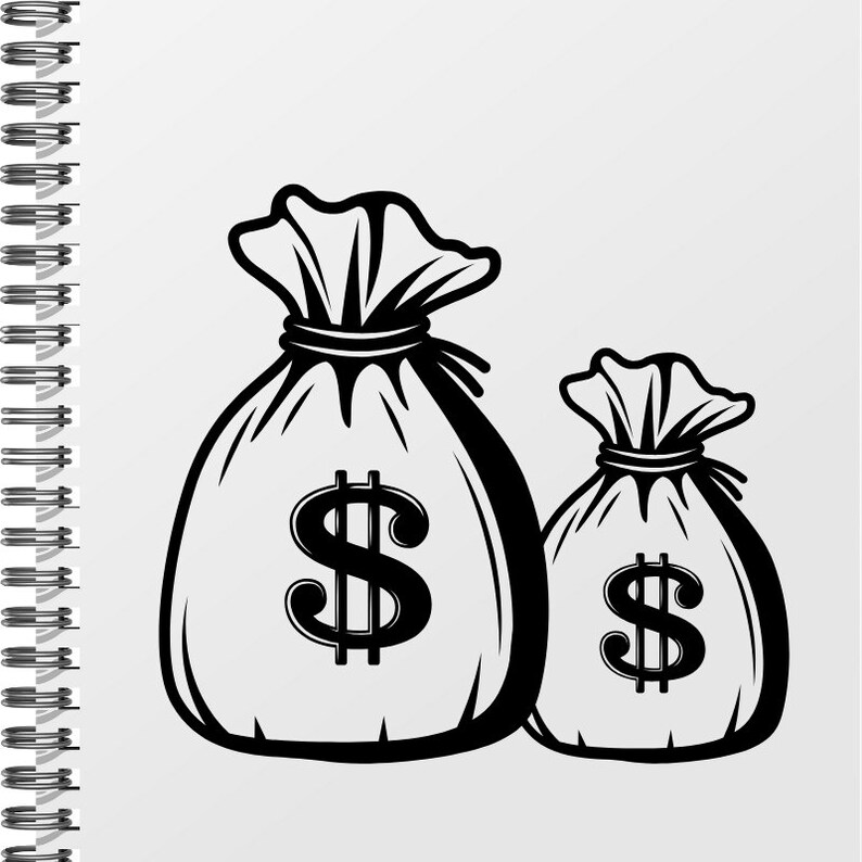 Dollar SVG, Monay Bag SVG, Dollar Sign SVG Bundle, Dollar Sign Clip Art ...