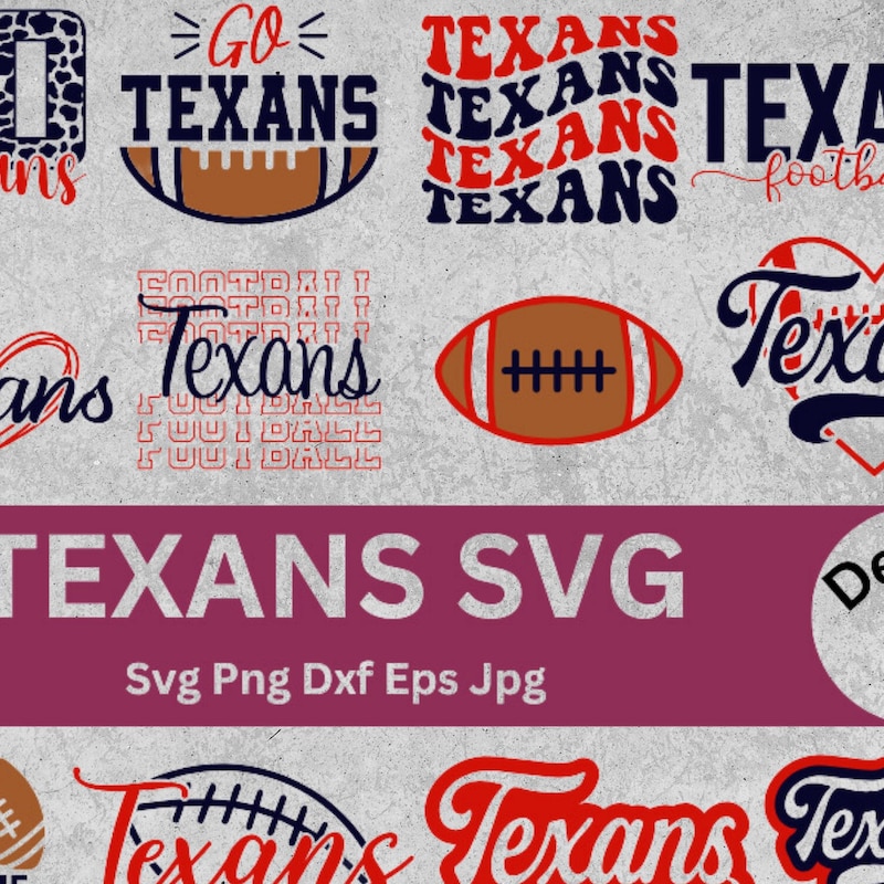 Houston Texans Svg - Etsy