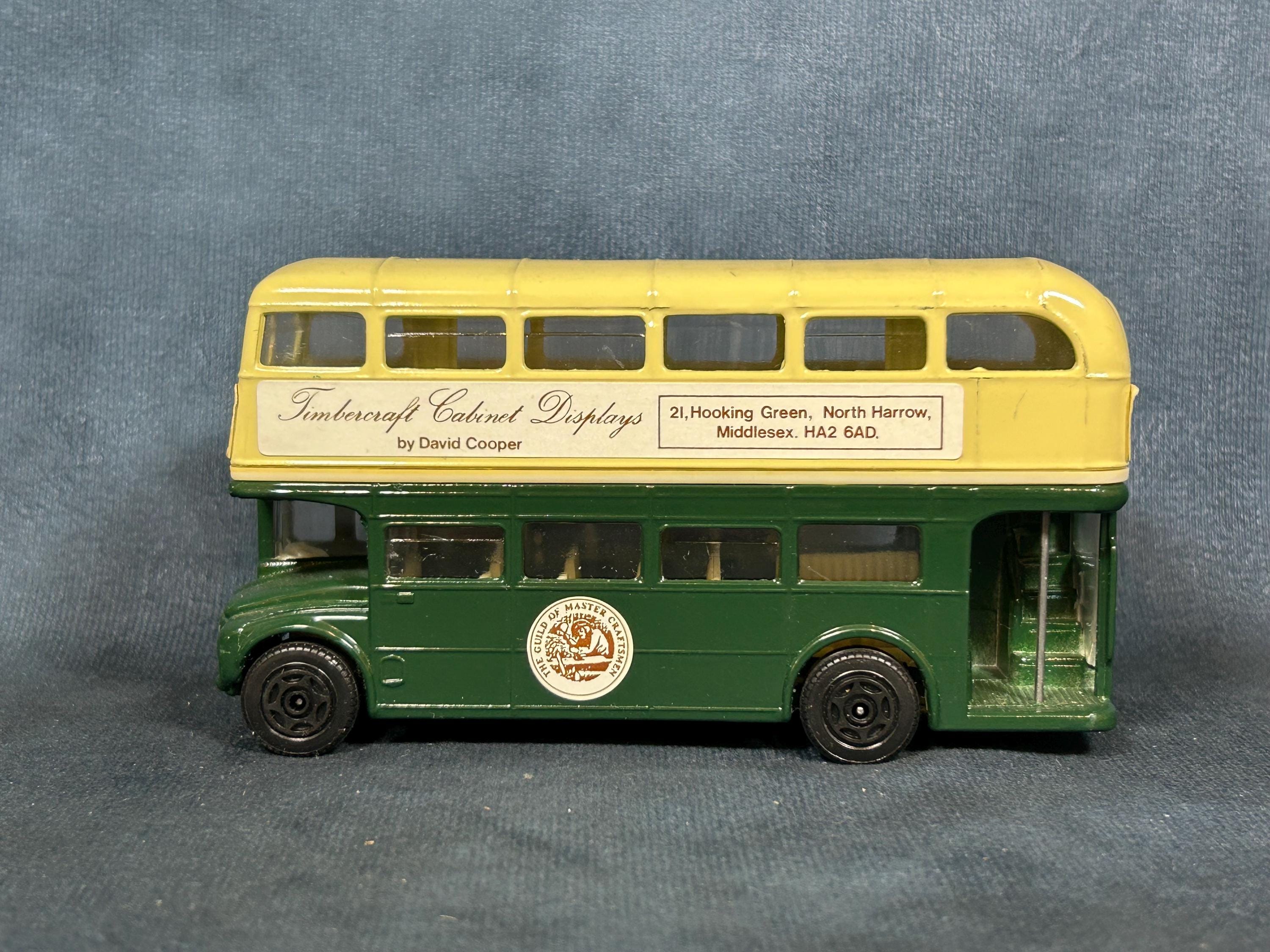 Beige and Green Routemaster, Timbercraft Cabinet Displays by David ...