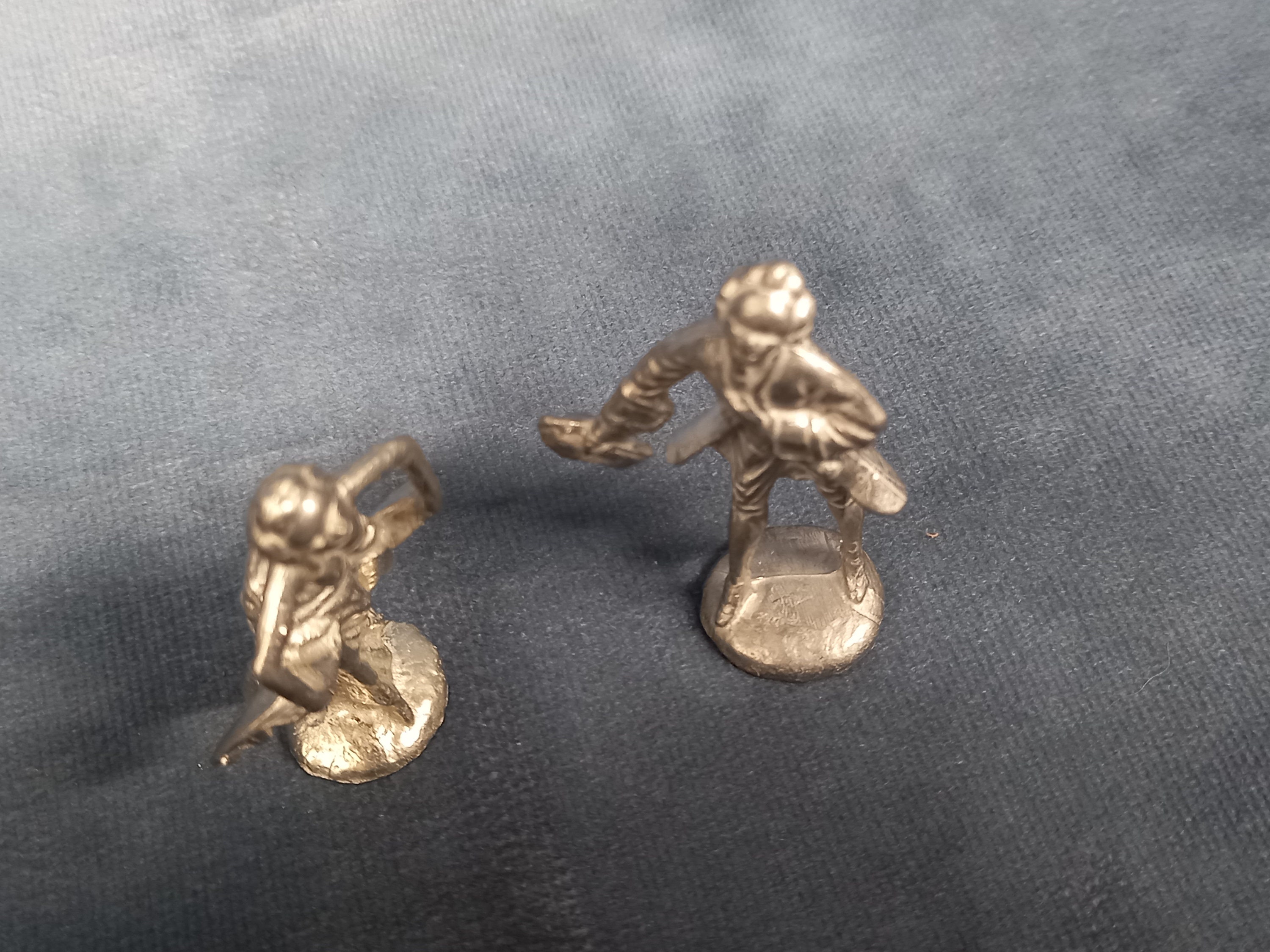 Courting Lady & Gentleman Figurines, Miniature Pewter Figures - Etsy