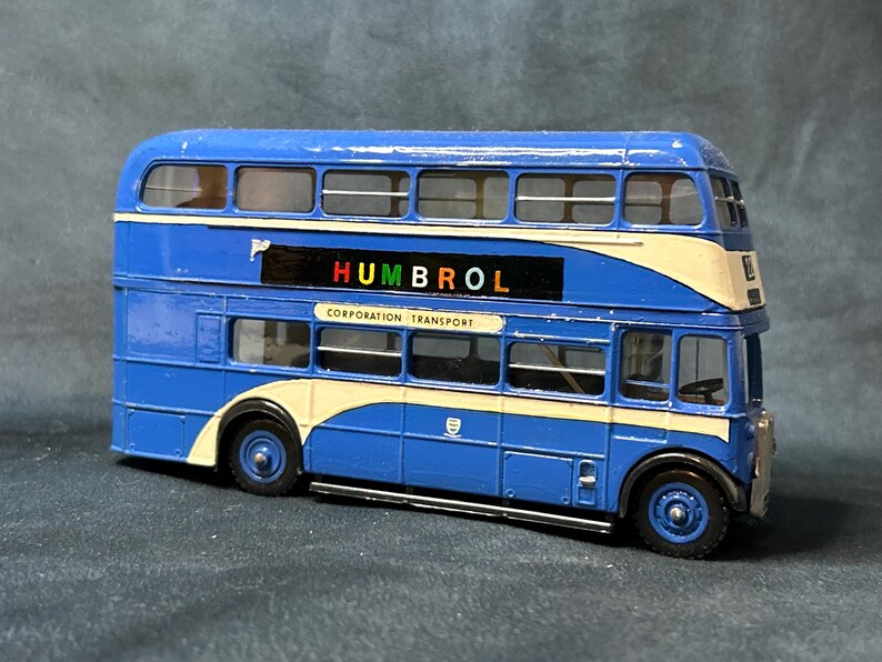 Solido AEC Double Decker RT Bus, Blue Bus, Humbrol London Transport ...